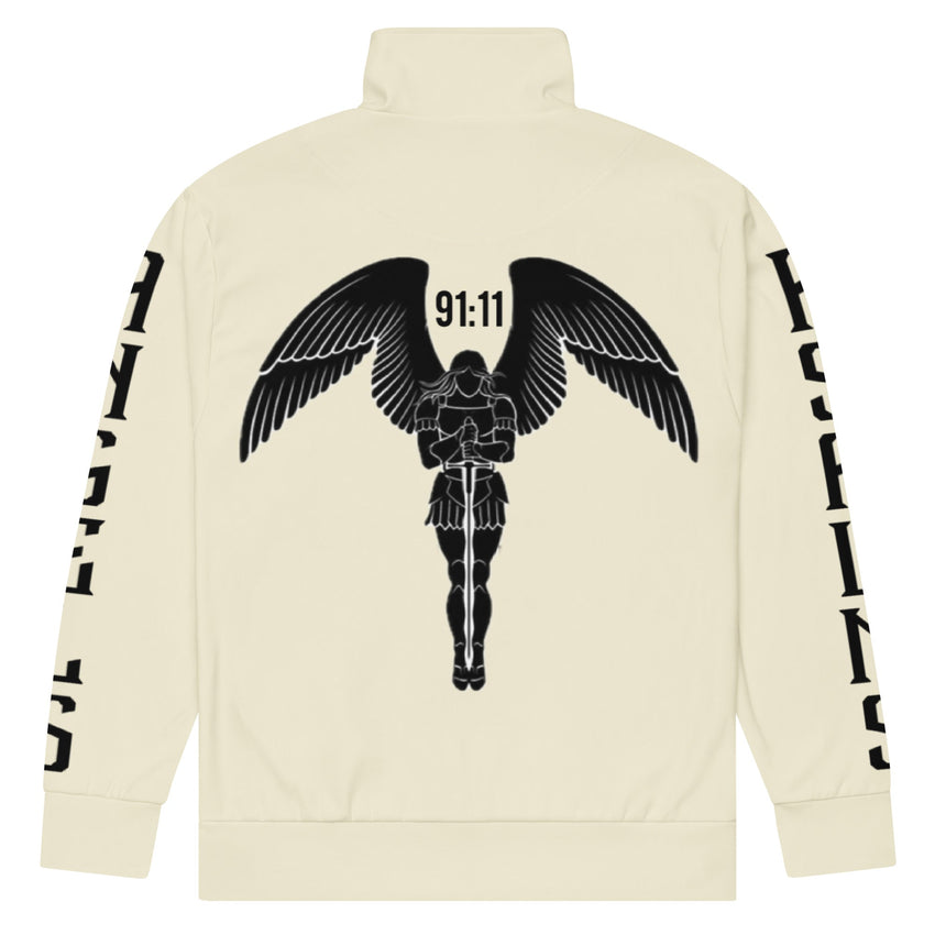 Psalms Angels Off White Vegan Friendly Unisex Athleisure Jacket ...